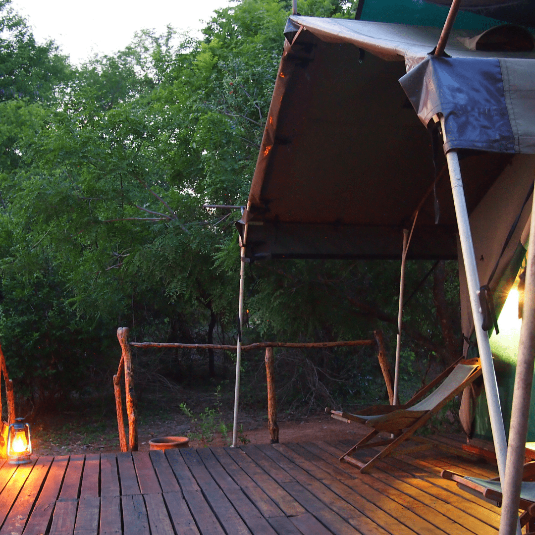 Tented Accommodation - The Leopard Rest